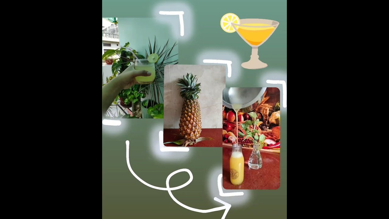 Preservative free homemade pineapple squash/pineapple recipe/pineapple ...