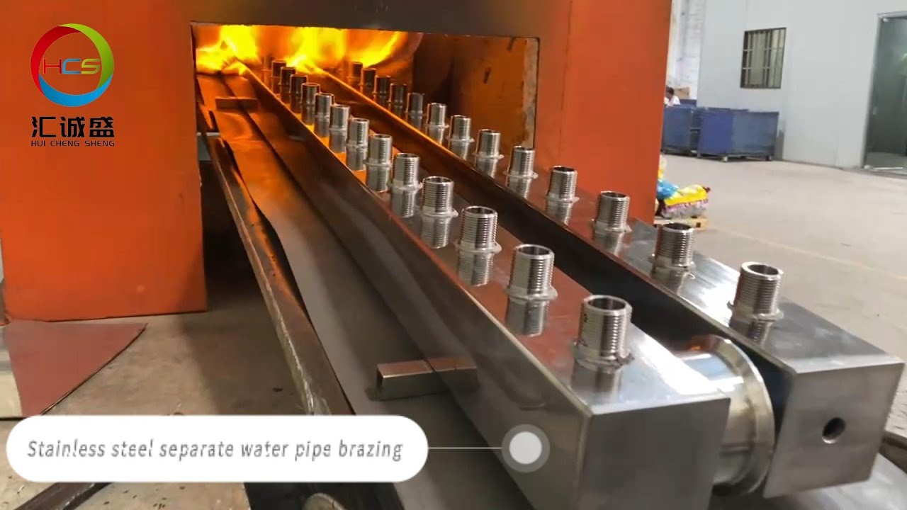 Continuous brazing furnace and its application #brazing #furnace - YouTube