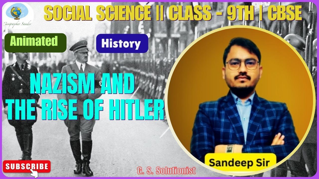 Nazism and the Rise of Hitler | Class-9 | History | Animated | CBSE ...