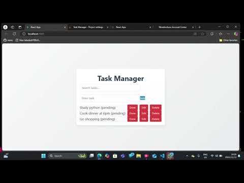 Final Presentation, Task Manager Application. Manage your tasks with ease and efficiently - YouTube
