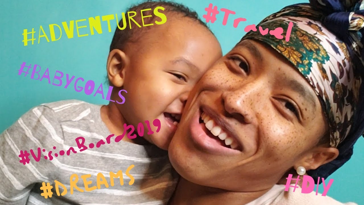 Baby Vision Board 2019| DIY with Baby - YouTube