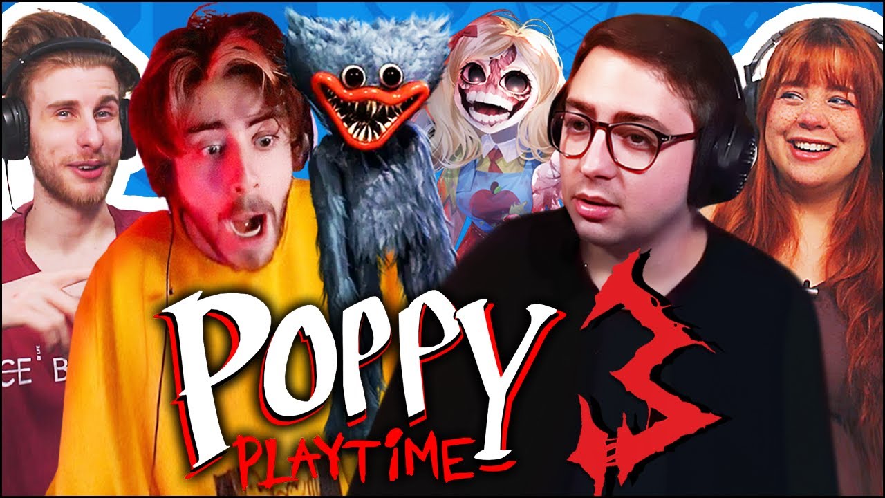 os melhores SUSTOS dos STREAMERS com POPPY PLAY TIME 3 - JOVENS REAGEM ...