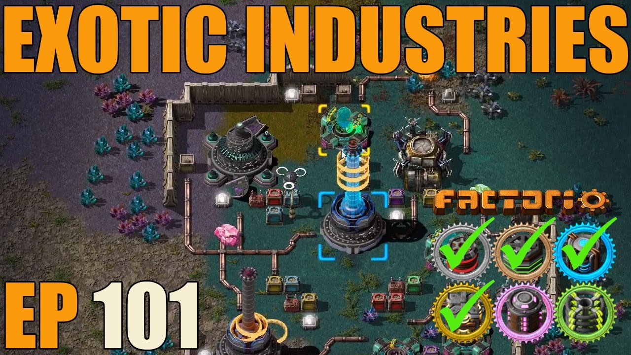 Factorio Exotic Industries - Let's Play Ep 101 - Through the Gateway!! - YouTube