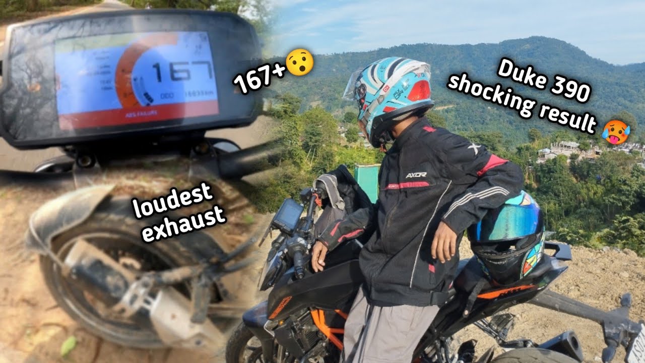 Duke 390 top-end 167+ 😲 shocking result 🥵 @vivek_dey_vlogs - YouTube