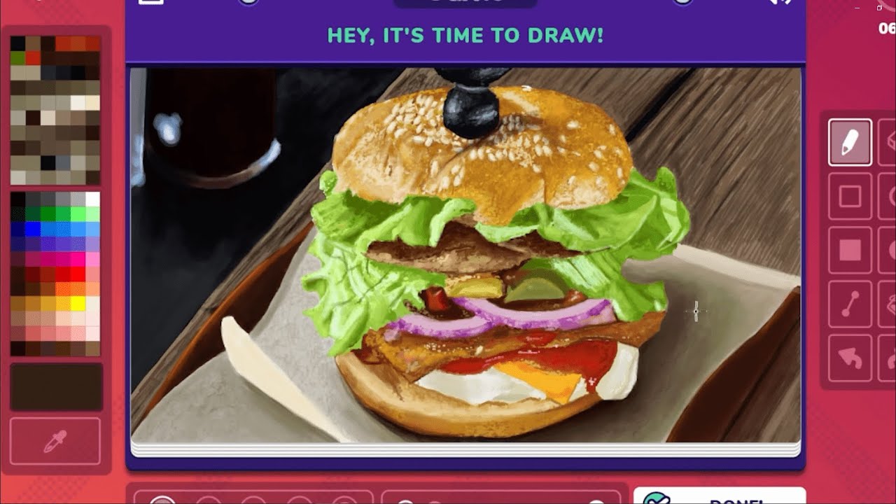 Unbelievably realistic Burger drawn in gartic phone - YouTube