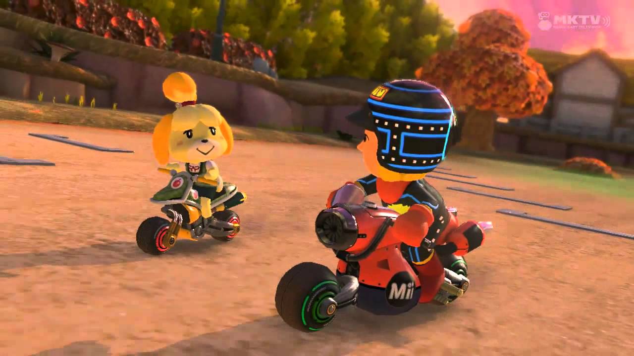 Wii U - Mario Kart 8 - Animal Crossing - YouTube