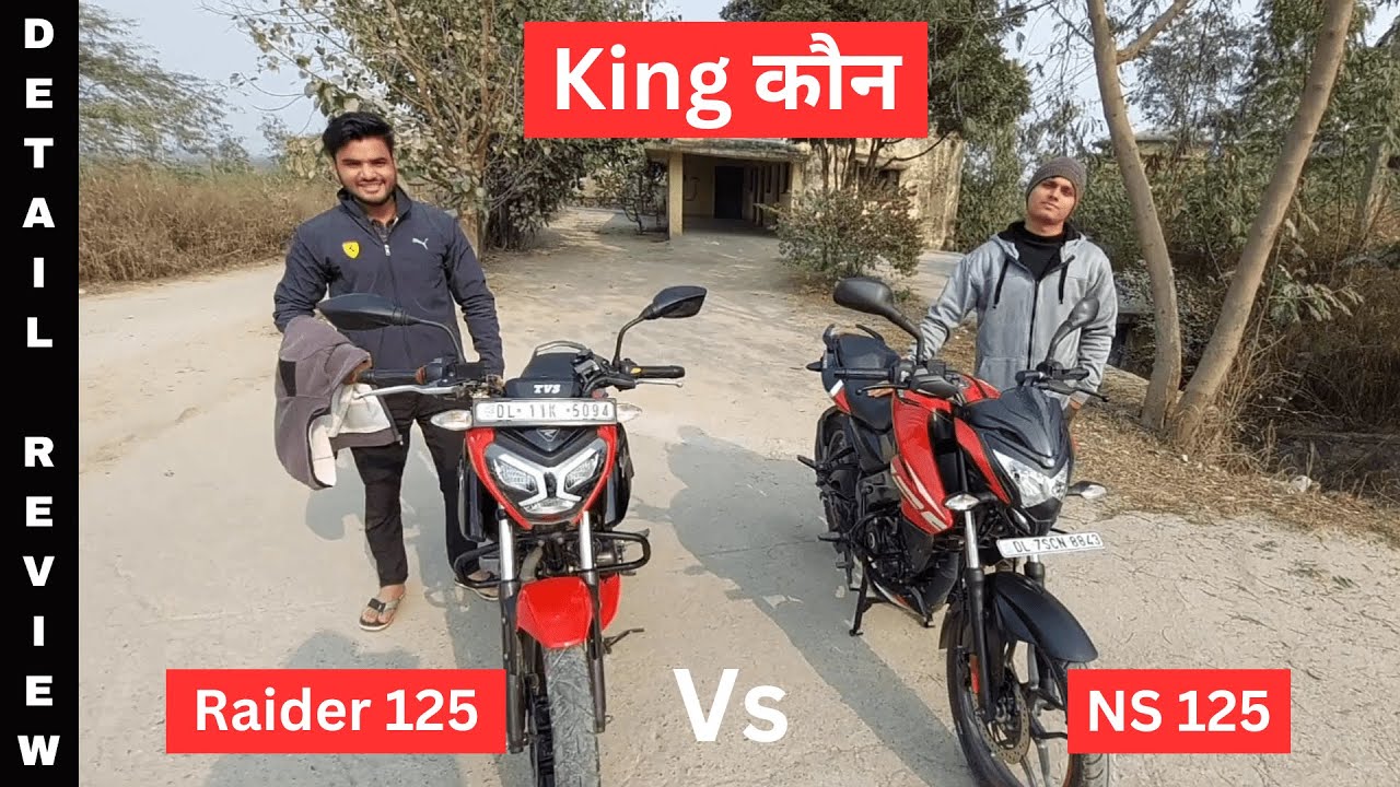 TVS Raider 125cc Vs Bajaj Pulsar NS 125cc | Detailed Comparison | - YouTube