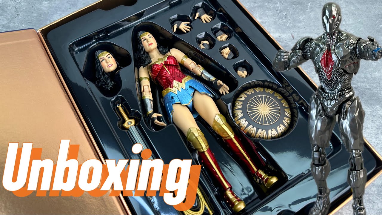 Gal Gadot Wonder Woman &CYBORG Fondjoy 1/9 DC SUPER HERO ACTION FIGURE ...