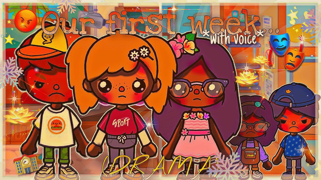🏫😡Our First Week!🎭🥀 *DRAMA* (Getting Ready for the DATE…)-Toca Boca Rp ...