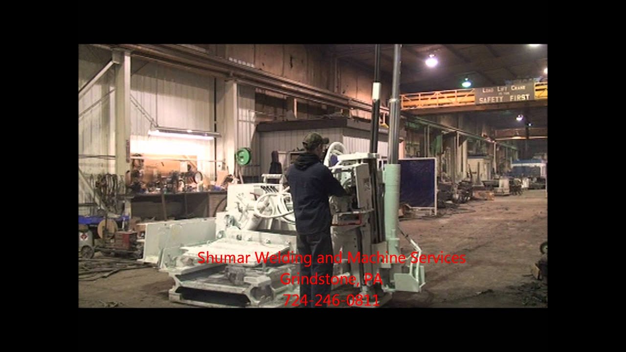Shumar Welding and Machine Roof Bolter Tiltable.wmv - YouTube