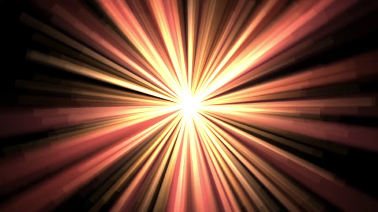 Golden light rays animated background video with How to use in Fusion ...