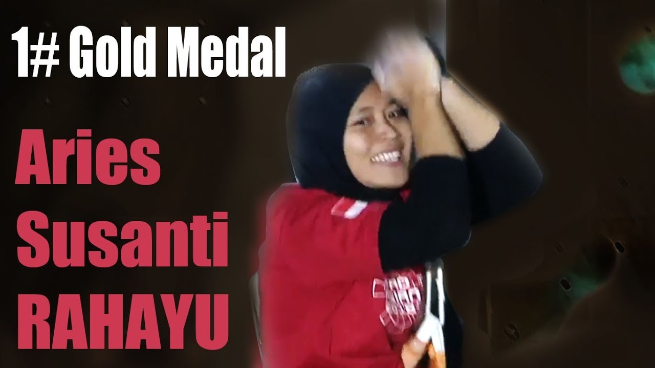 Gold Medal, Aries Susanti Rahayu (INDONESIA ) in IFSC Climbing World ...