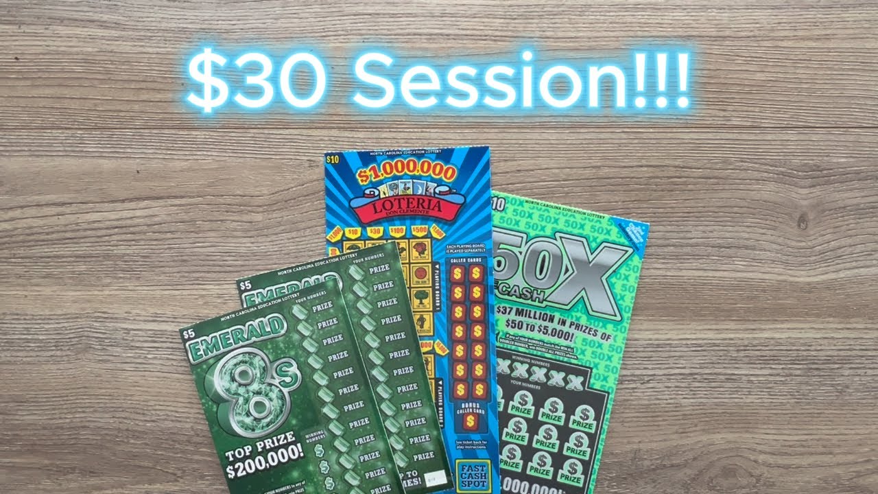 $30 Session!!! | NC Lottery Scratch Offs - YouTube