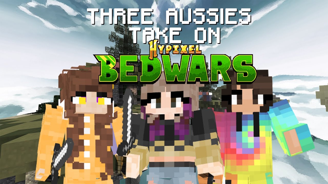 Three Aussies take on Hypixel Bedwars... - YouTube