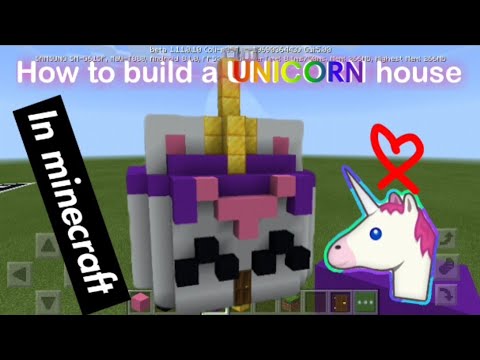 How to build a unicorn house in minecraft | very easy!! - YouTube