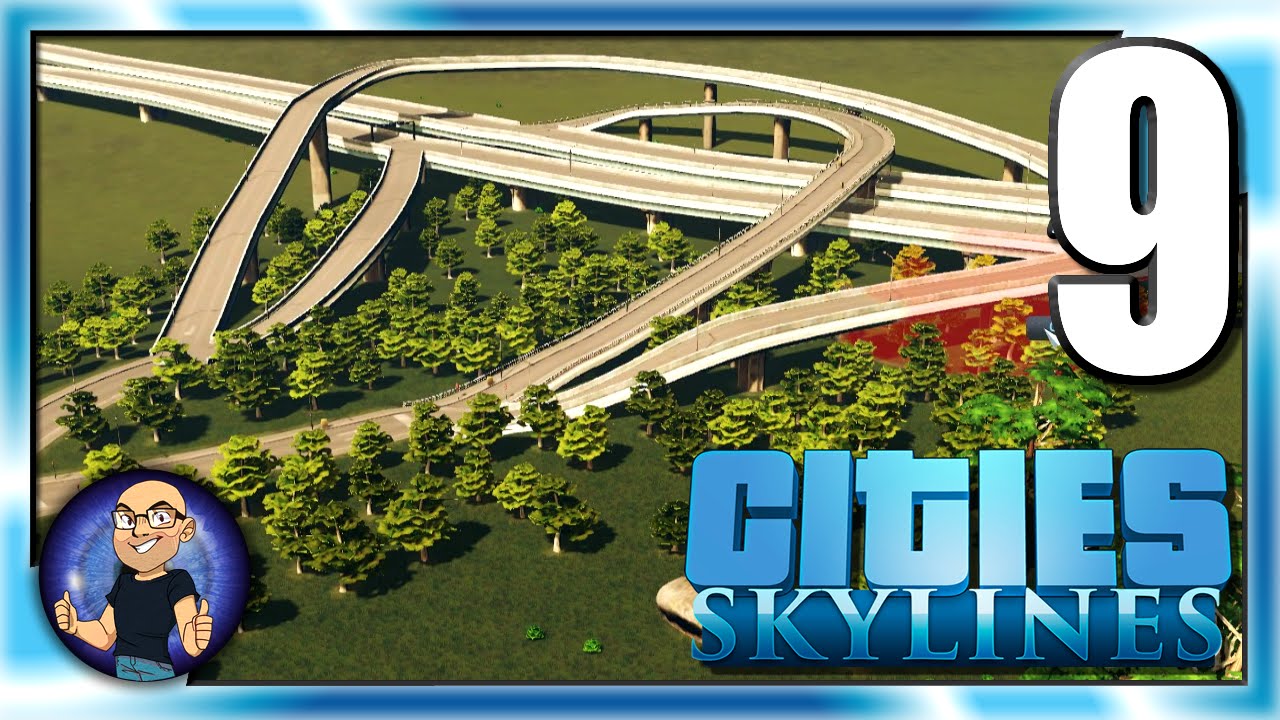 Homes in the Foothills & Exit Ramps (Cities: Skylines S1E9) - YouTube