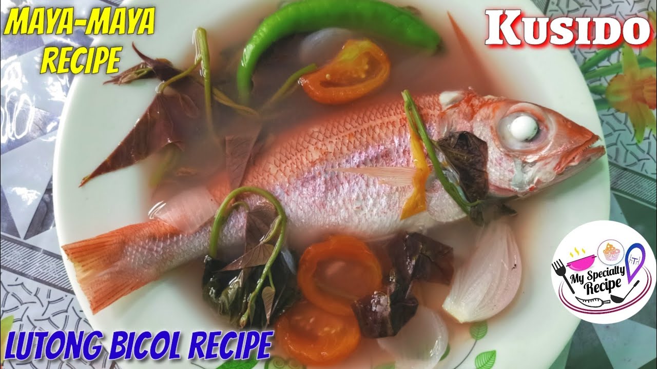 Maya-Maya Recipe|How to cook fish stew|Kusido lutong bicol recipe|Fish ...