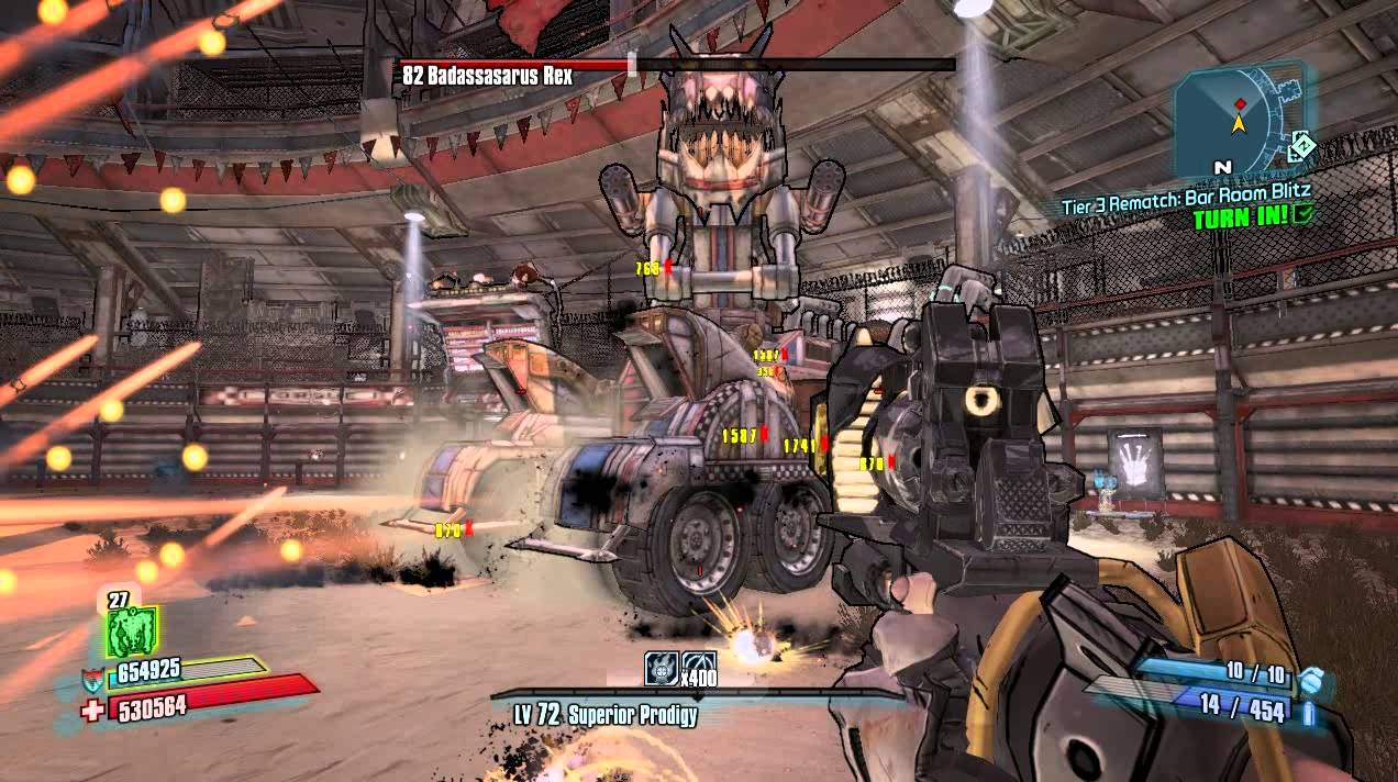 Gaige vs Badassasaurus Rex OP8 - YouTube