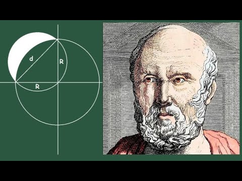 Cuadratura de la lúnula de Hipócrates. Demostración. IDES - YouTube