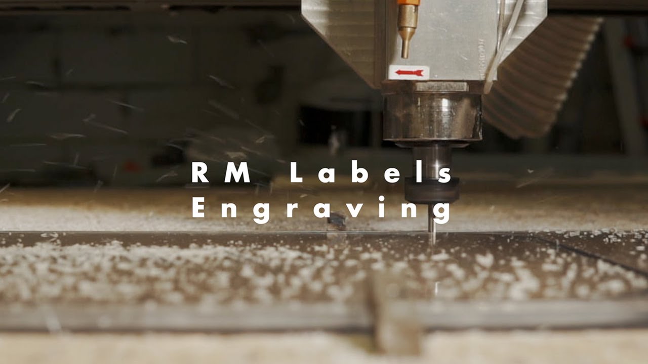 R M Labels Rotary, Laser and Waterjet Engraving - YouTube
