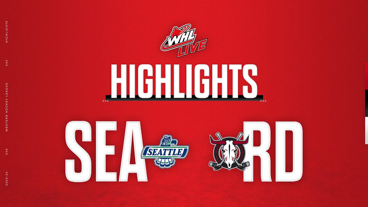 Seattle Thunderbirds at Red Deer Rebels 10/24 | WHL Highlights 2023-24 ...