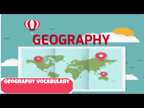 Basic Geography | learn English vocabulary | English vocabulary words ...
