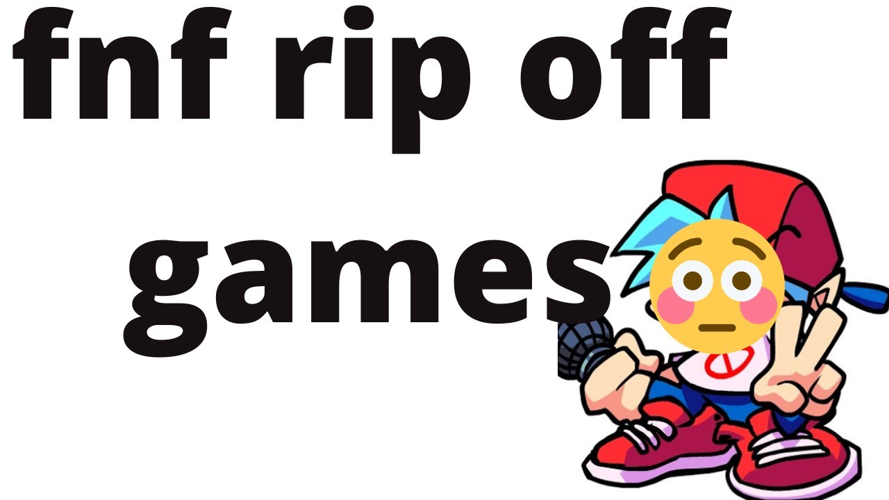 Playing roblox fnf rip off games - YouTube