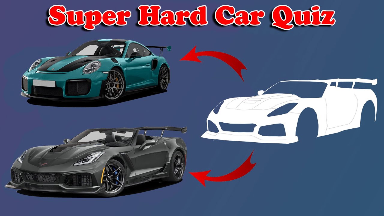 Guess The Car Name By Its Shape | HARD CAR QUIZ - YouTube