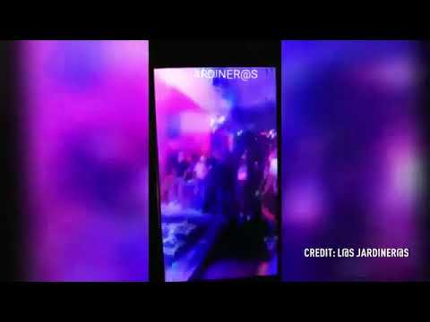 Horrifying moment Drag Queen falls through stage as Tenerife nightclub ...