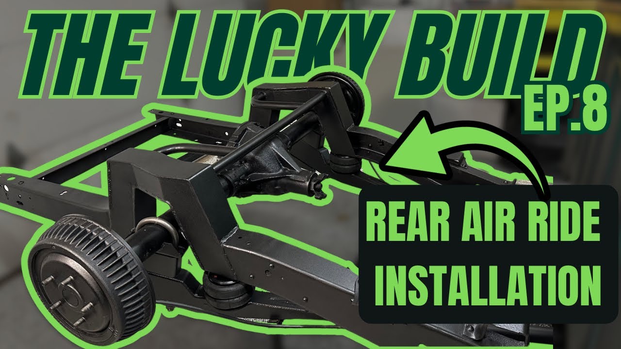LUCKY EP.8 | DIY Rear Air Ride Suspension | Bridge, Trailing Arms ...