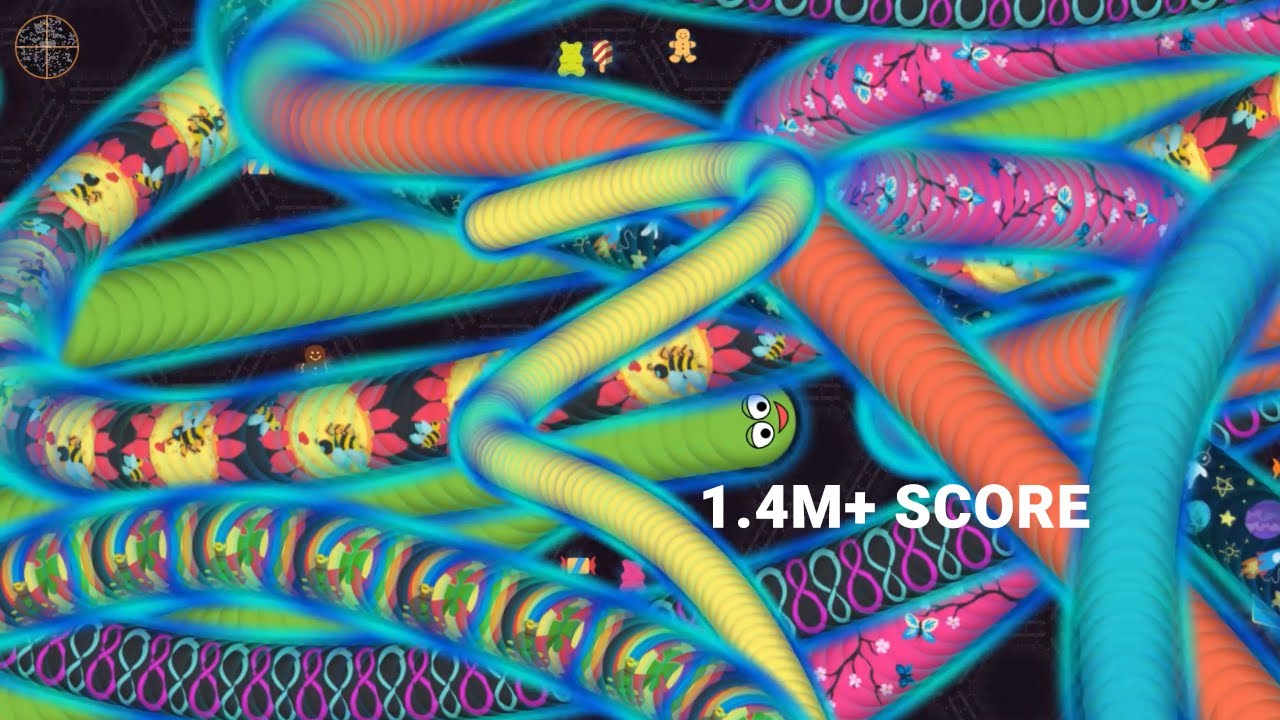 Wormate.io 1,400,000+ SCORE (Epic Wormate.io Gameplay)- part 2 - YouTube