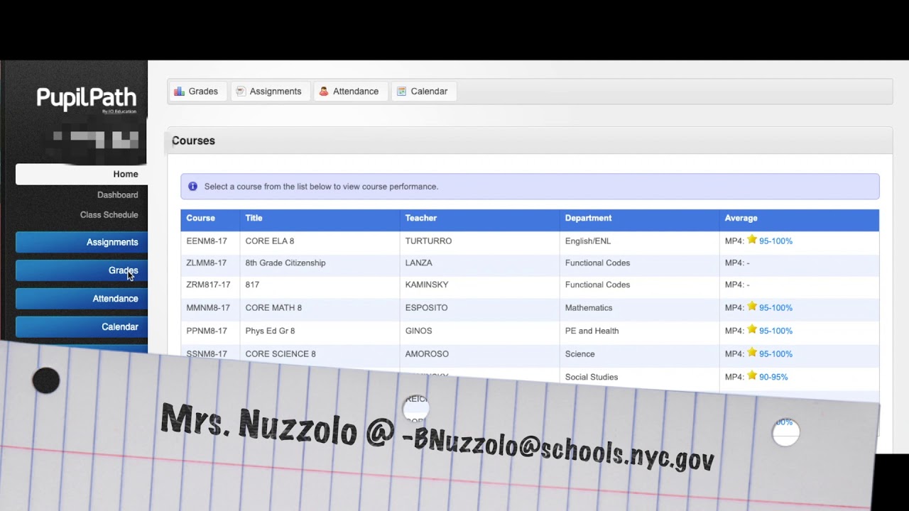 Accessing Report Cards on PupilPath - YouTube