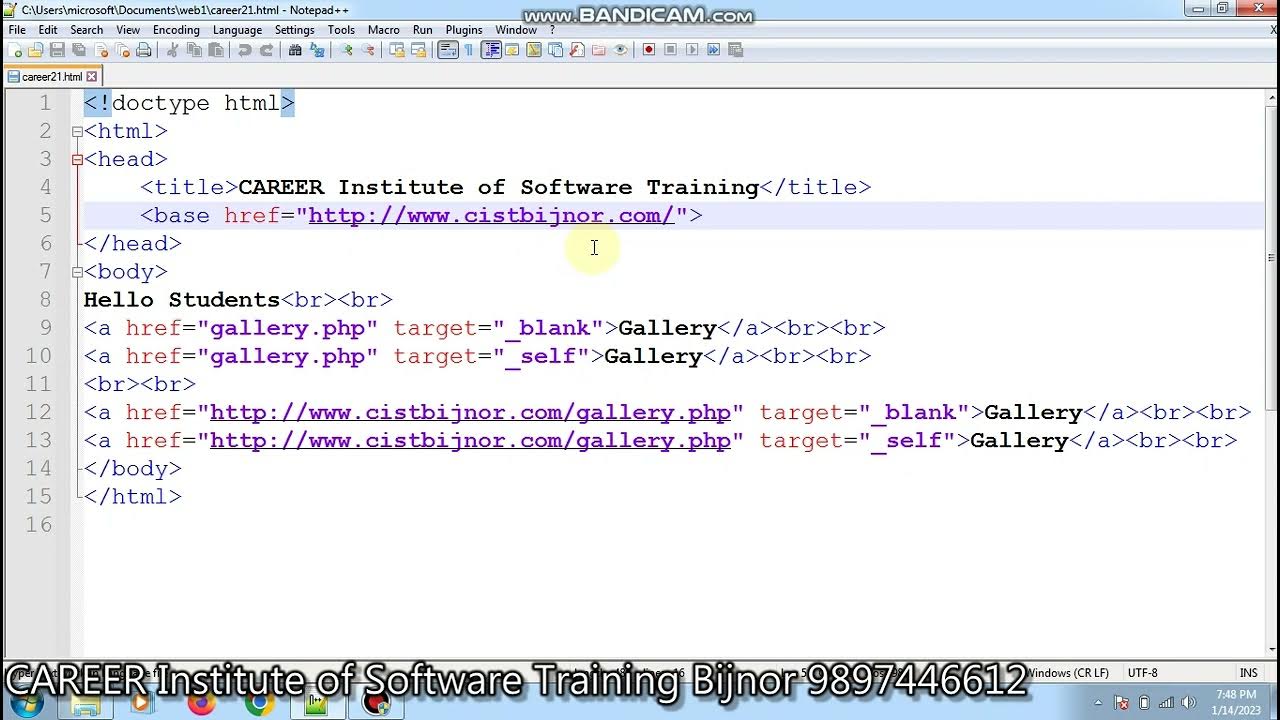 Web Designing and Publishing HTML - YouTube