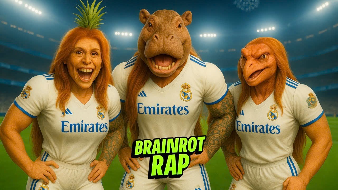 BRAINROT RAP - Girl Brainrot Football Music (Official Music Video ...