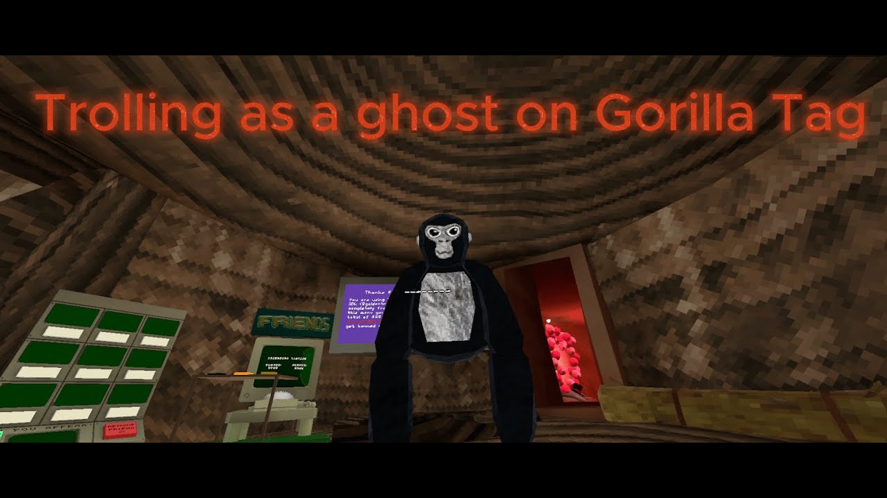 Trolling as a Gorilla Tag ghost with no name.... - YouTube
