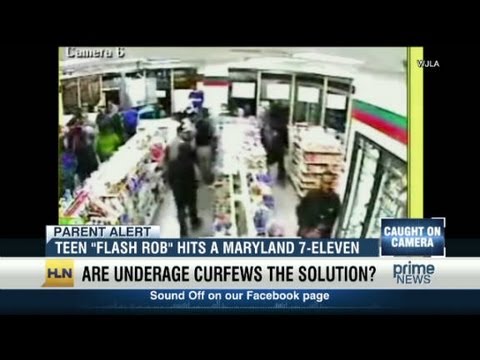 Teen 'flash rob' hits convenience store