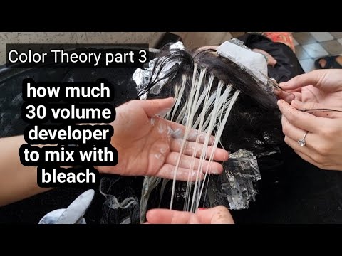 How Much 30 Volume Developer to Mix With Bleach | Easy Explanation by ...