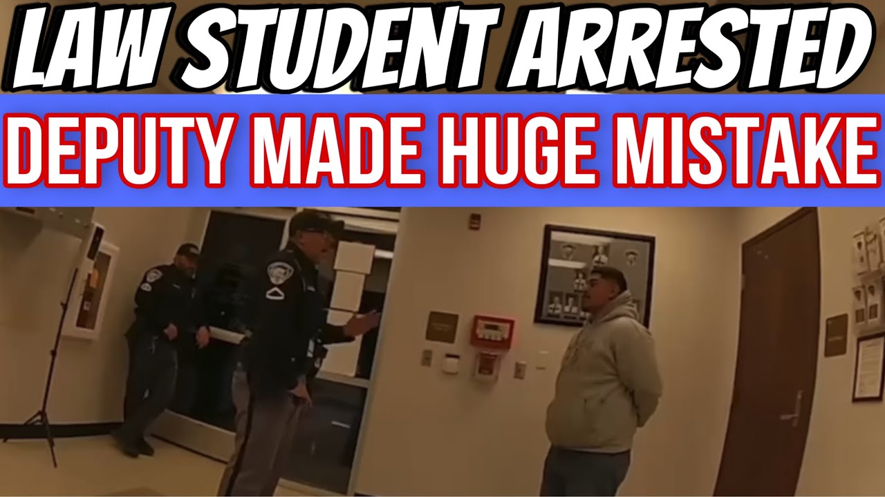 Supervisor Unarrest Law Student After Deputies Huge Mistake (ID refusal ...
