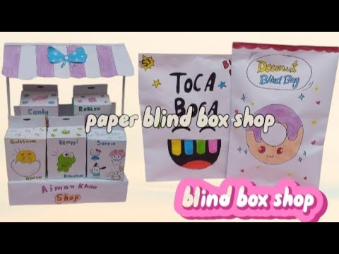[💸paper diy💸] BLIND BOXES unboxing! | asmr|blind boxes and blind bags ...