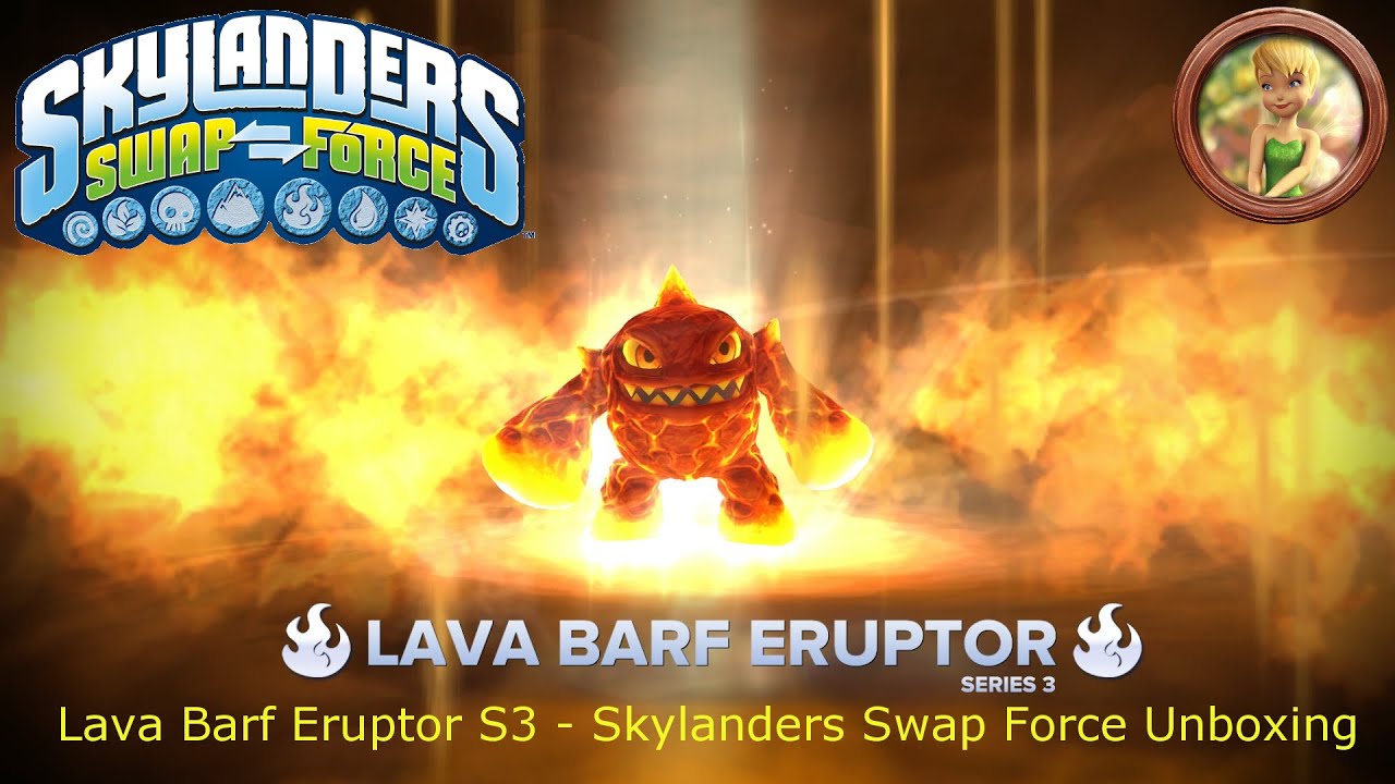 Lava Barf Eruptor S3 - Skylanders Swap Force Unboxing - YouTube