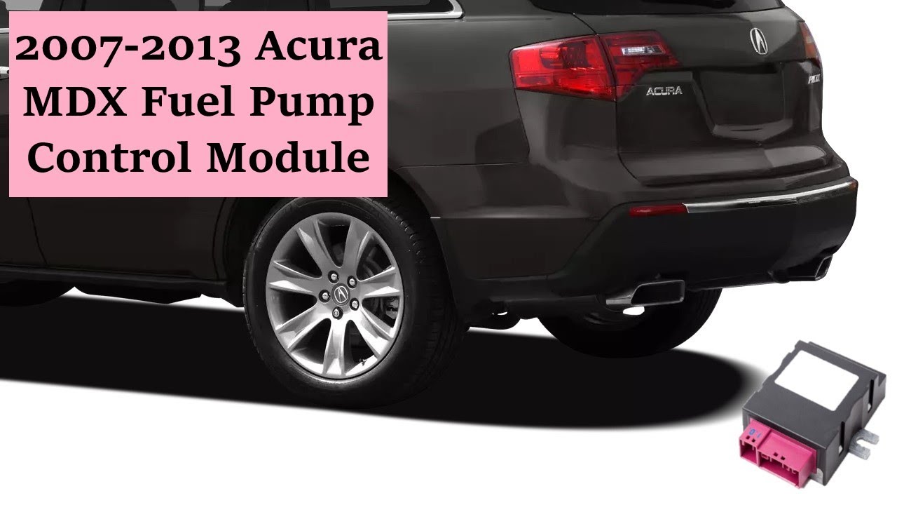 2007-2013 Acura MDX Fuel Control Module Remove/Install Replacement ...
