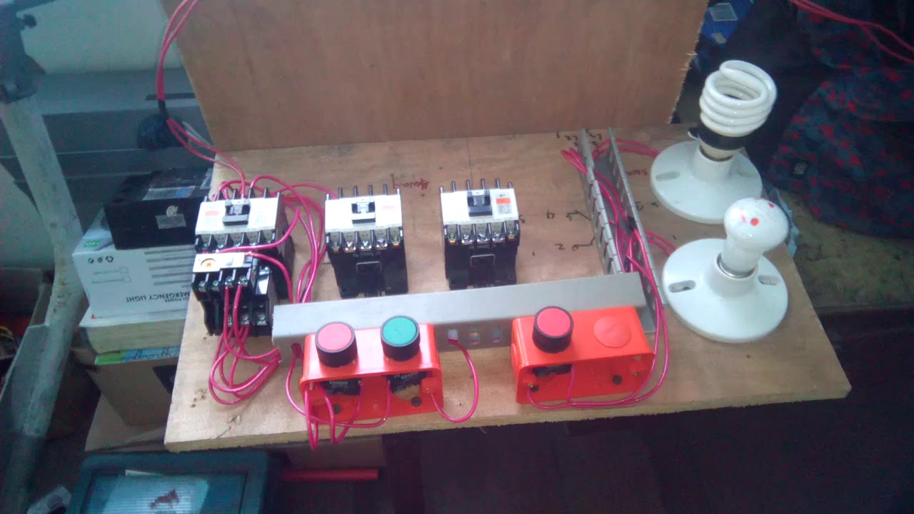 Direct on line motor control for industrial electrician - YouTube