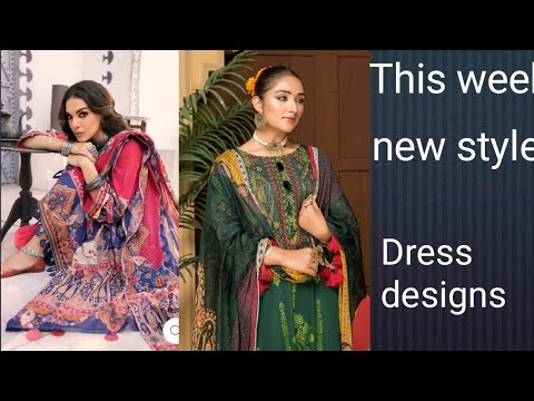 New Style dress Designs.color full Dress design)#Life with my style ...