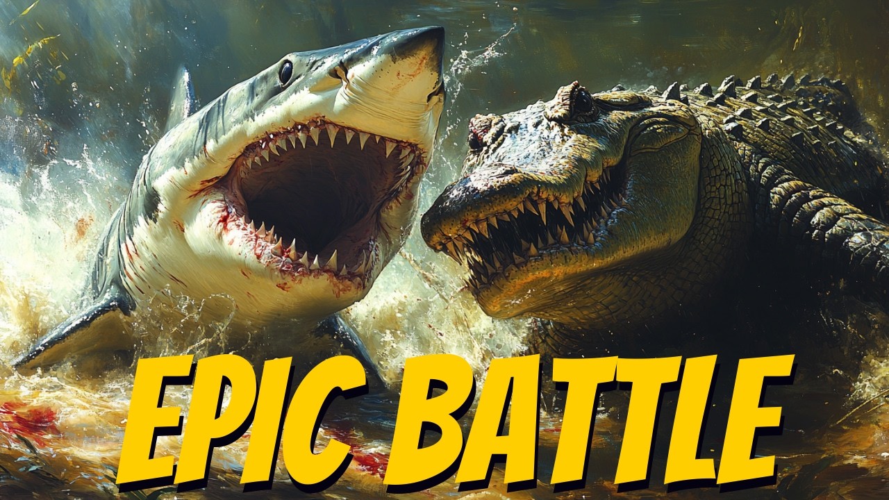 Epic Shark vs. Crocodile Showdown: Ultimate Ocean Predator Battle! - YouTube