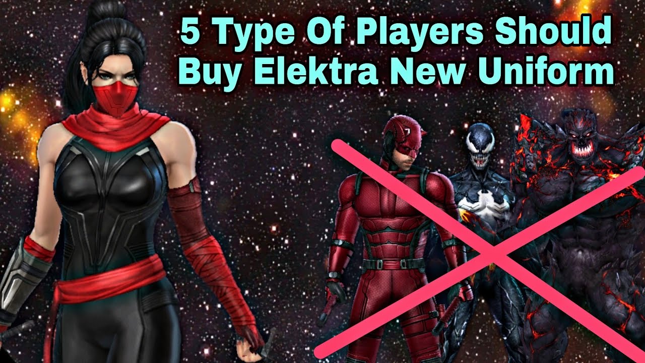 5 Type Of Players Should Buy Elektra New Uniform - Marvel Future Fight - YouTube