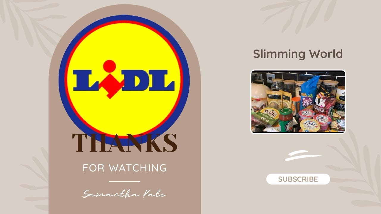 Slimming World Lidl haul | syns | Prices #slimmingworld #lidl # ...