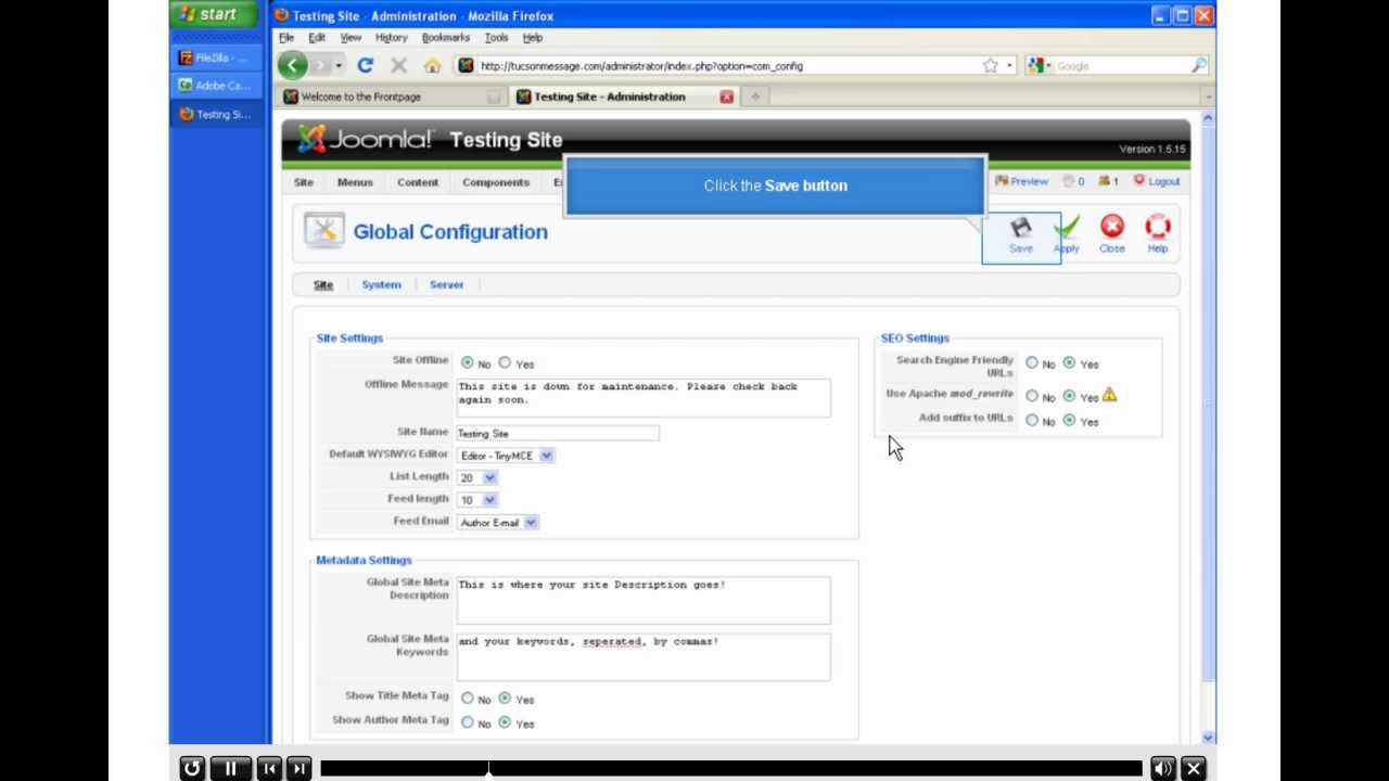 EASY Step By Step Tutorial - How To Build A Site Using Joomla - YouTube