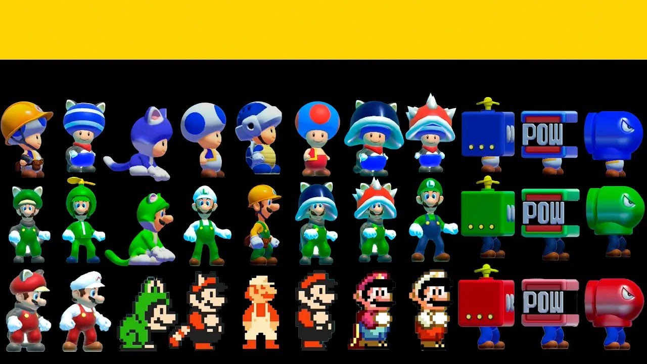 Super Mario Maker 2 – All Characters Endless Challenge (Online) - YouTube