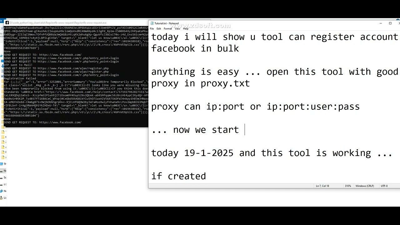 Tool auto register facebook acount in bulk - YouTube