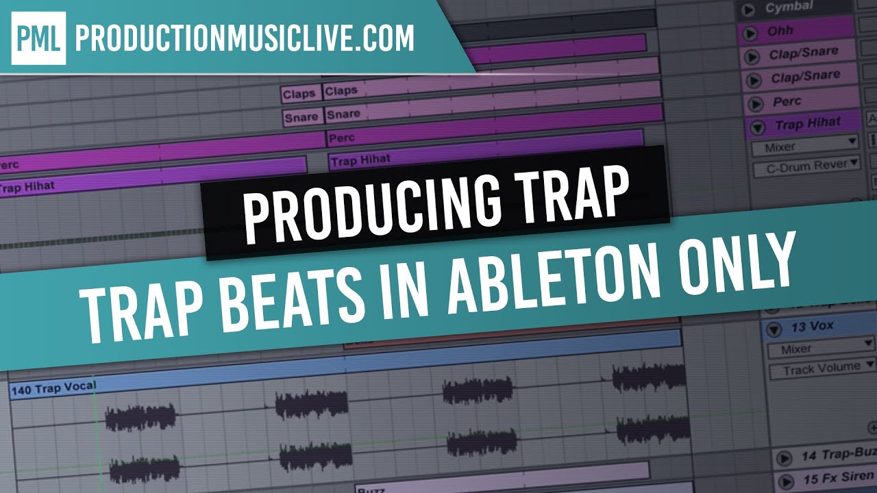 Producing Trap Beats in Ableton Only - Walkthrough Tutorial Diplo Chill How to - YouTube